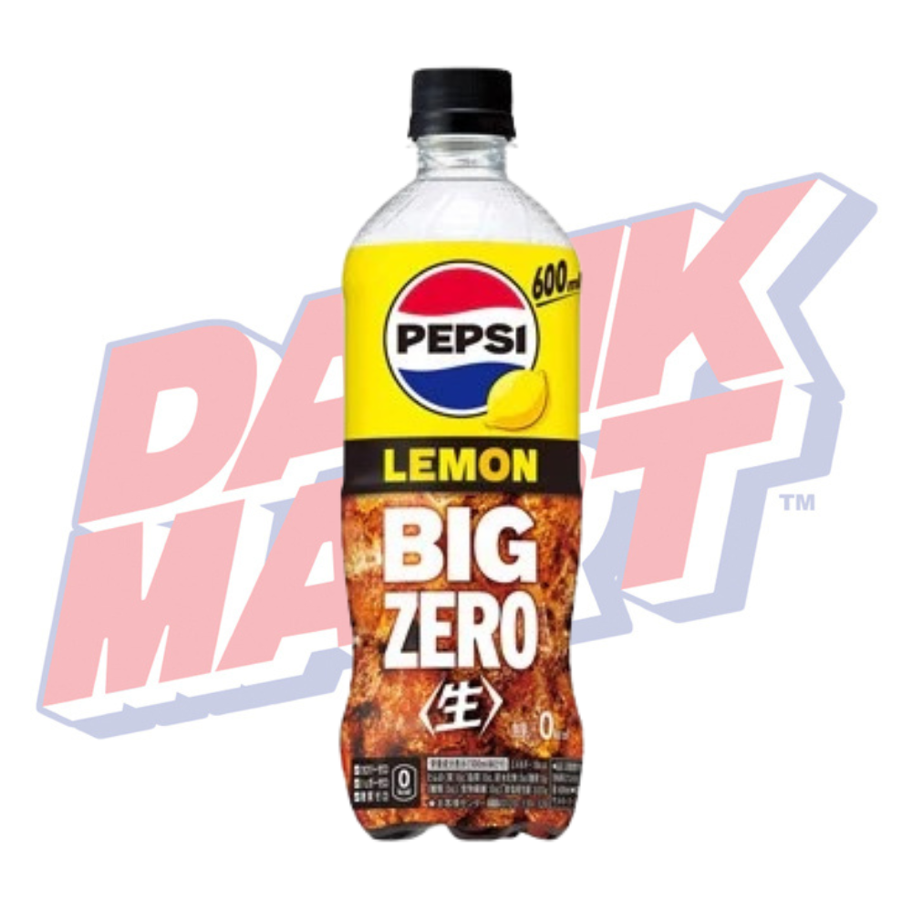 Pepsi Nama Big Zero Lemon (Japan) - 600ml – DANK MART