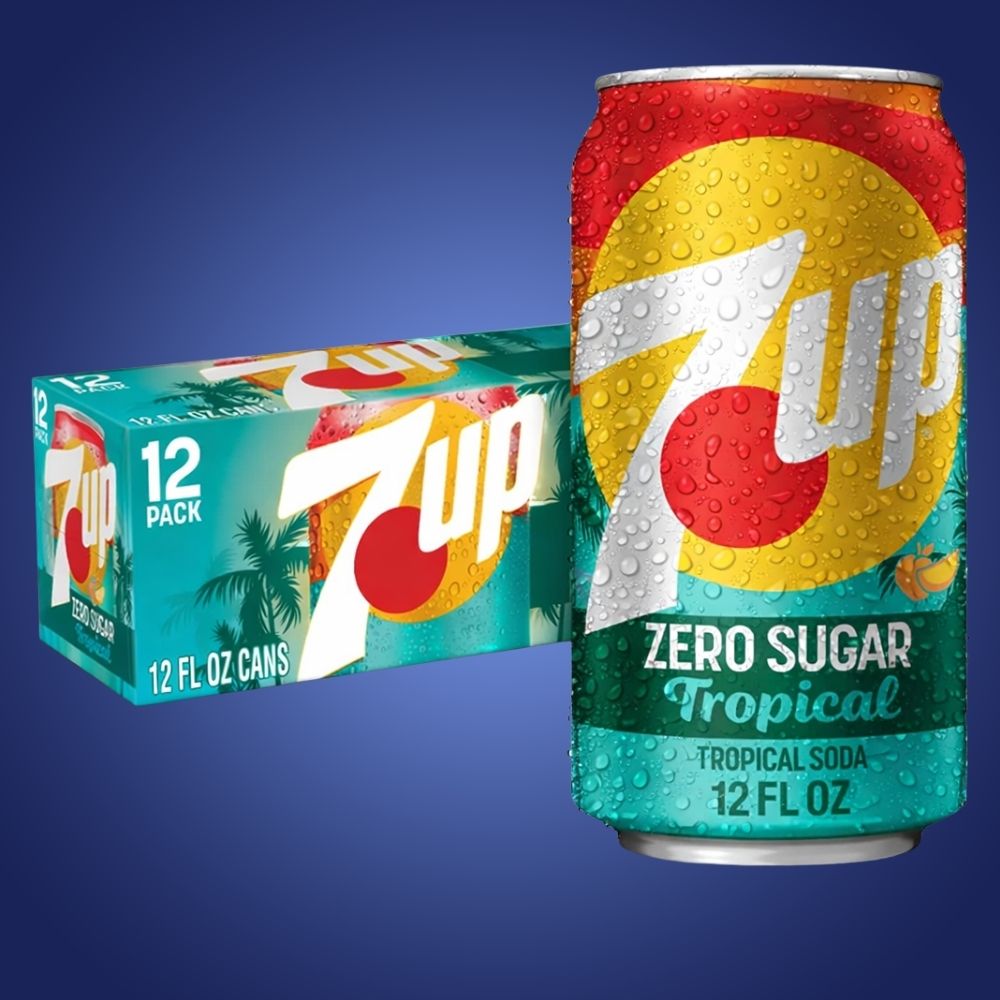 7UP Tropical Zero Sugar — Mango Peach | Dank Mart – DANK MART