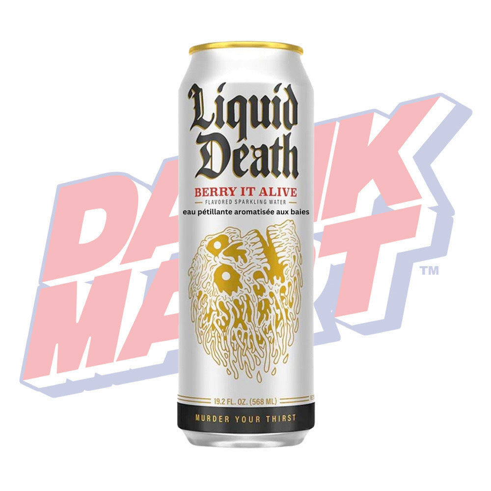 Liquid Death Berry It Alive Sparkling Water - 568ml – DANK MART