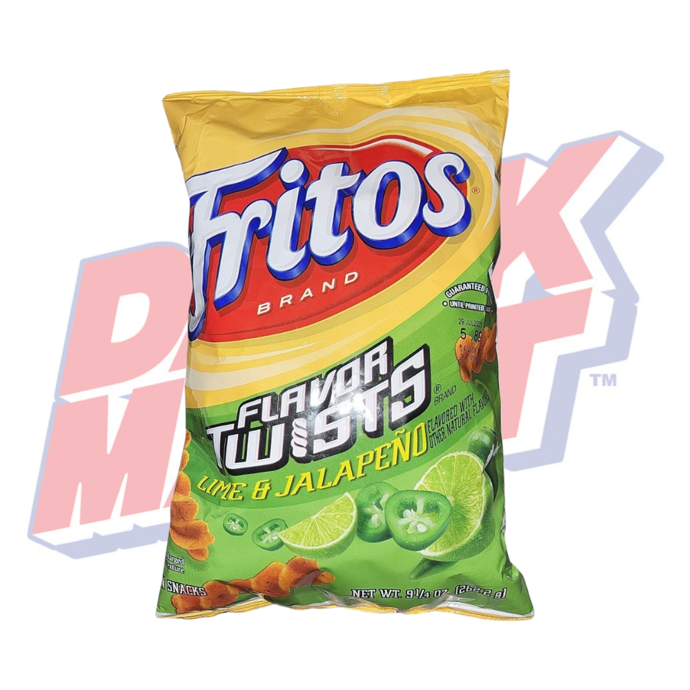 Fritos Flavor Twists Lime & Jalapeno Corn Chips. - 9.25 – DANK MART