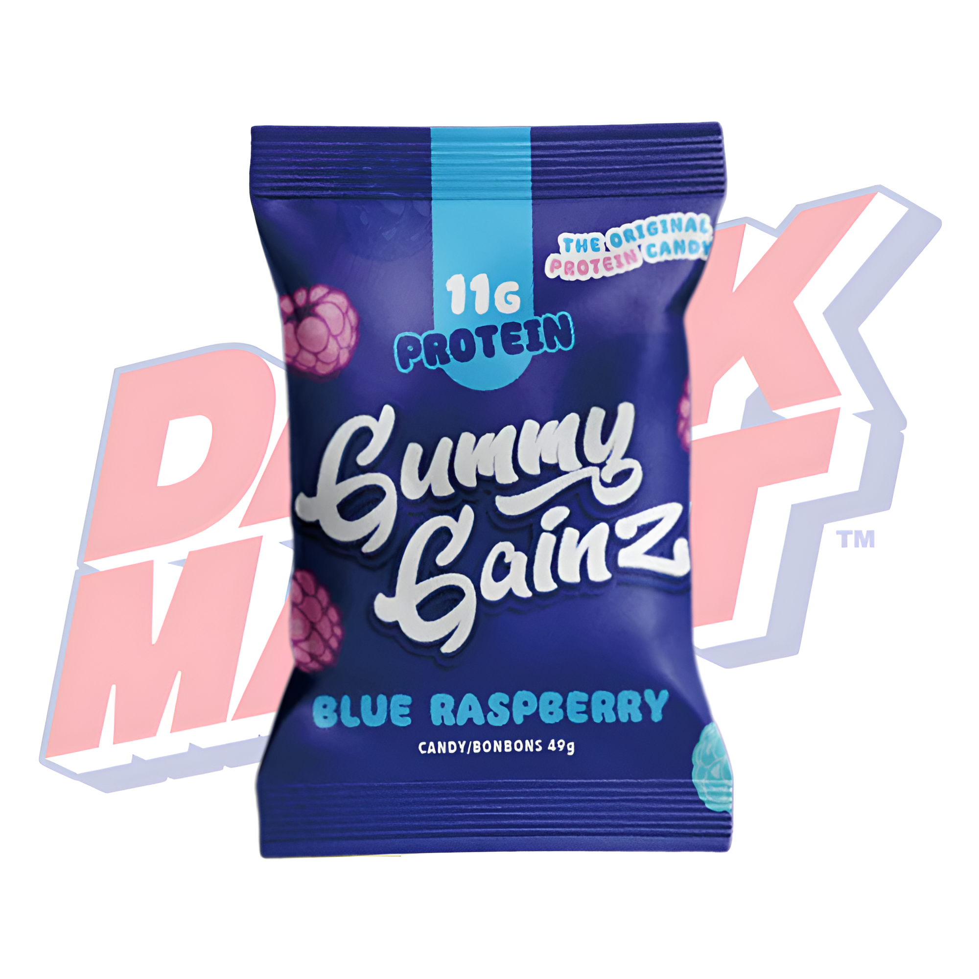 Gummy Gainz Blue Raspberry - 49g – DANK MART