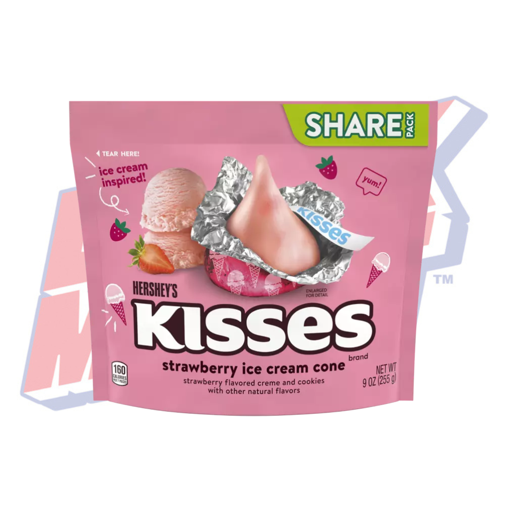 Hershey's Kisses Strawberry Ice Cream Cone - 9oz – DANK MART