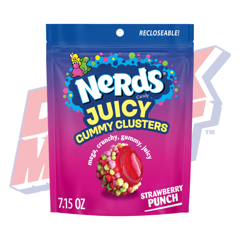Nerds Juicy Gummy Clusters Strawberry Punch - 7.15oz – DANK MART