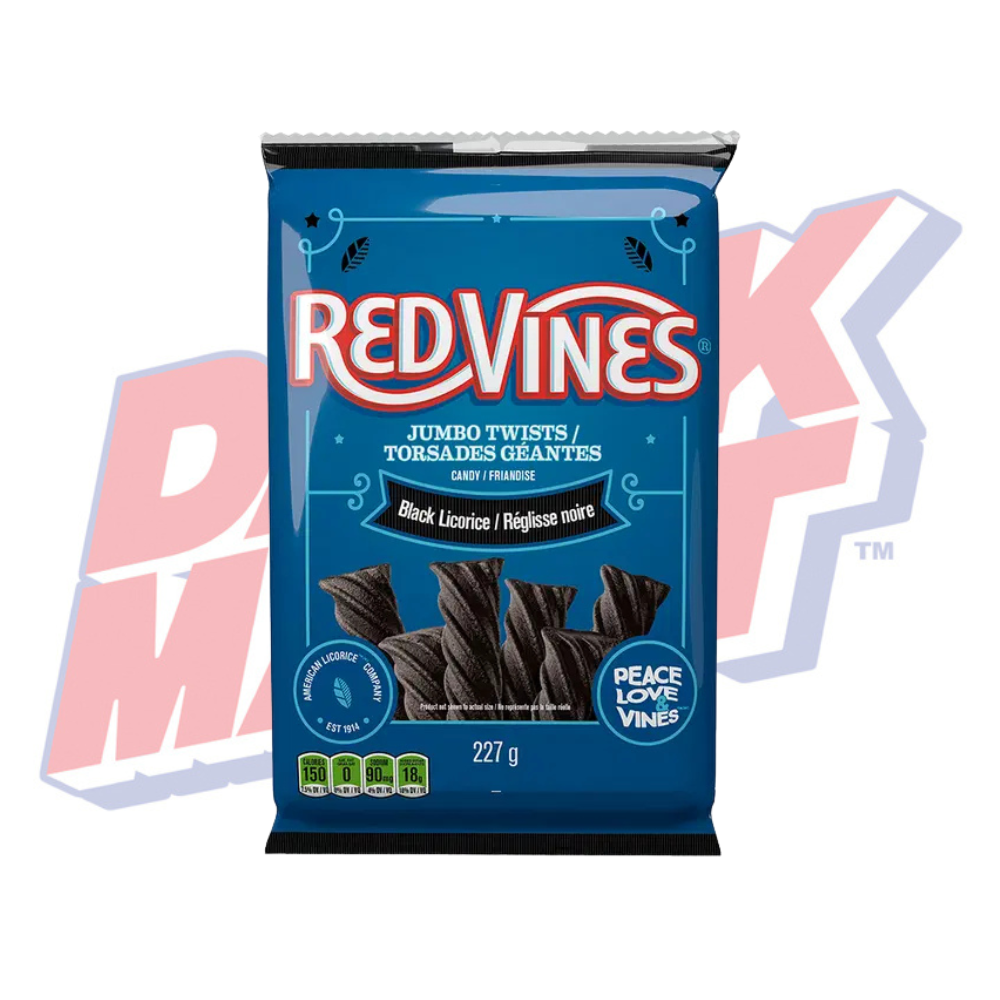 Red Vines Jumbo Twists Black Licorice - 8oz – DANK MART