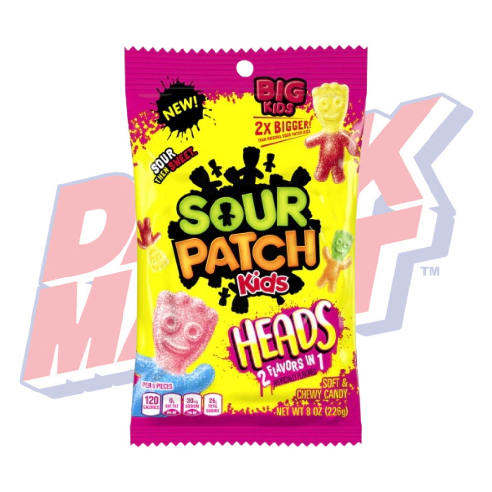 Sour Patch Kids Big Heads - 8oz – DANK MART