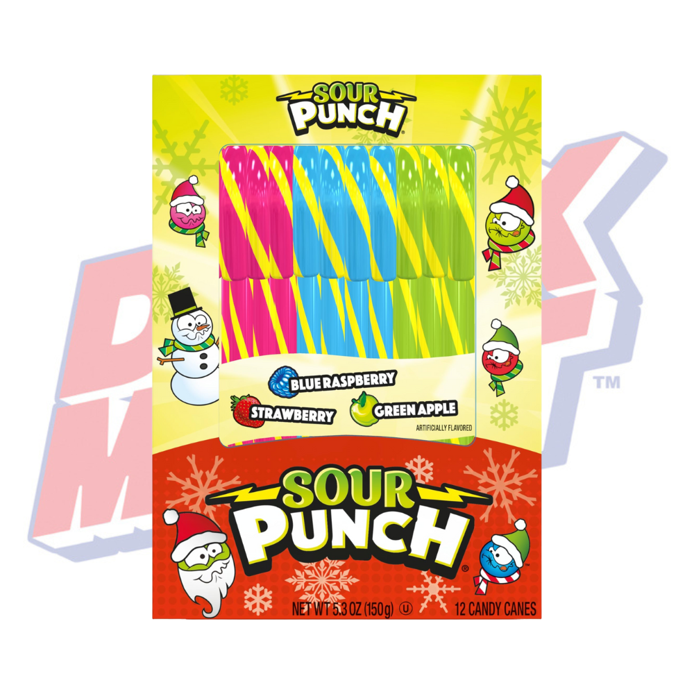 Sour Punch Candy Canes - 150g – DANK MART