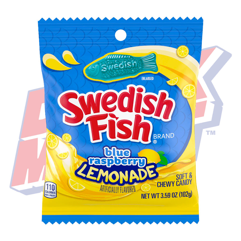 Swedish Fish Blue Raspberry Lemonade - 102g – DANK MART