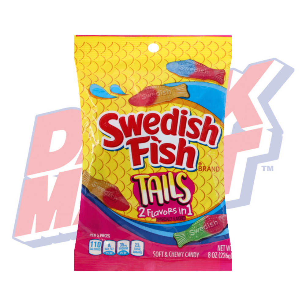 Swedish Fish Tails 2 Flavors in 1 - 8oz – DANK MART