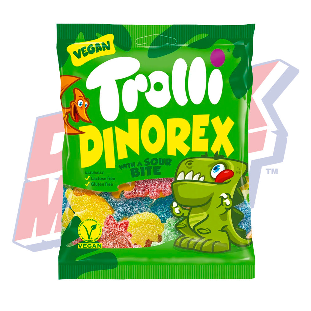 Trolli Dinorex Vegan Sour Sweets (Germany) - 150g – DANK MART