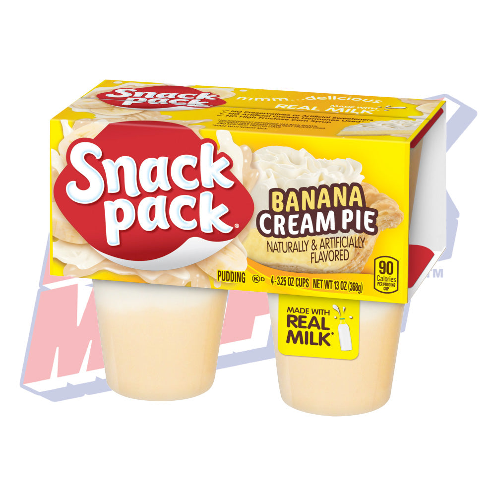 Snack Pack Pudding Banana Cream Pie - 368g – DANK MART