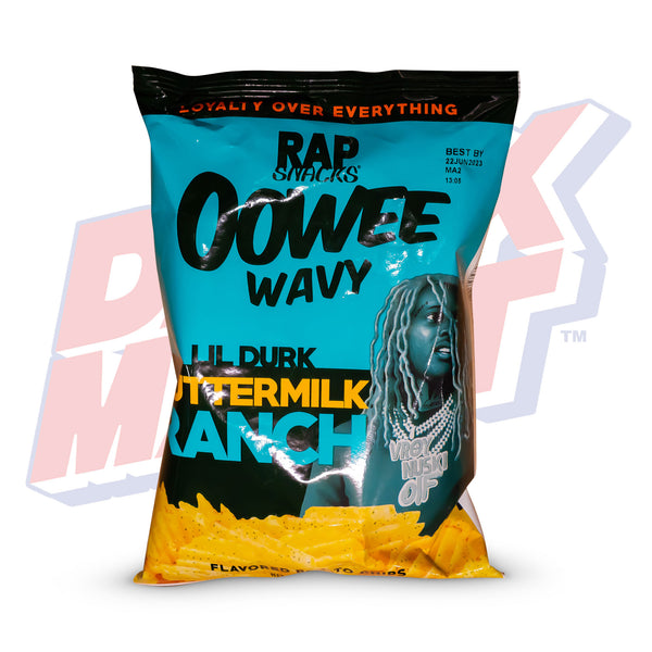 Rap Snacks Oowee Wavy Lil Durk Buttermilk Ranch - 2.5oz - DANK MART
